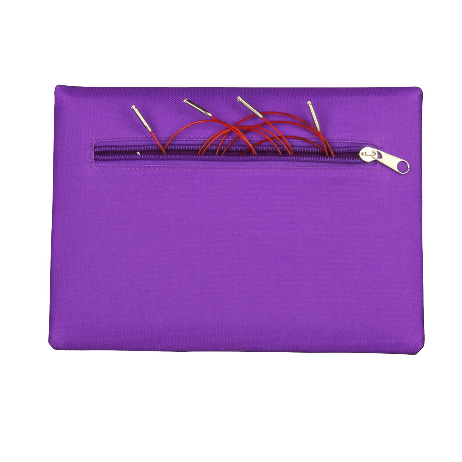Addi Click by Woolly Hugs Interchangeable Circular System with Exclusive Red Cords (European Version) with Red Gauge