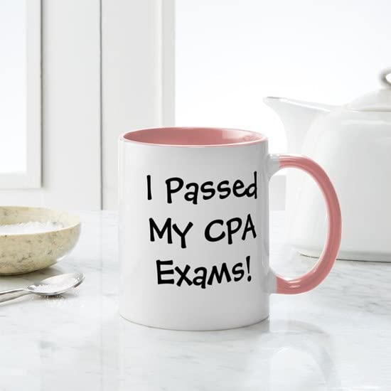 CafePress Passed CPA Exams Success Celebration Mug Ceramic Coffee Mug, Tea Cup 11 oz