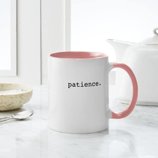 CafePress Patience. Mug Ceramic Coffee Mug, Tea Cup 11 oz