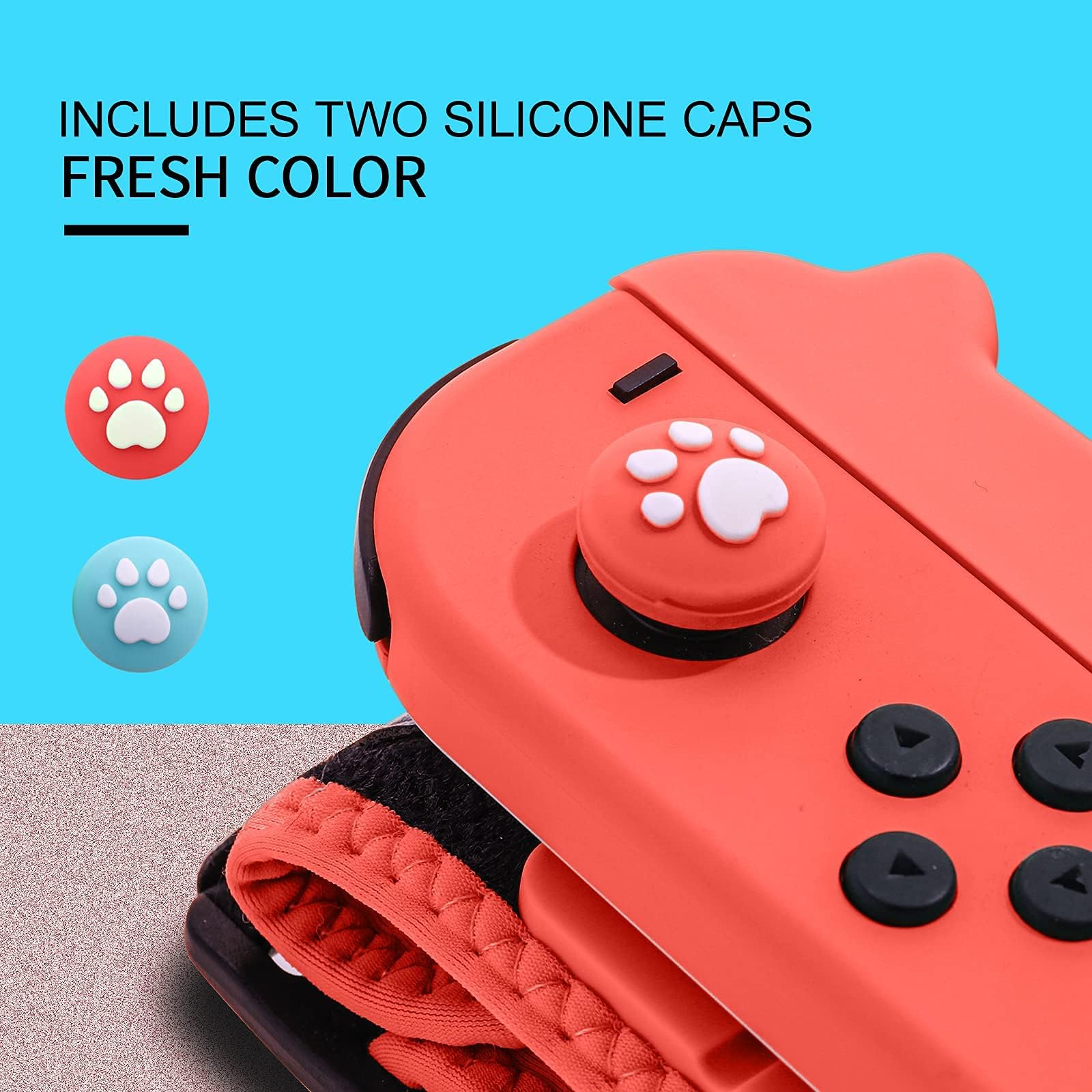 NANANINO Dance Switch Wristband, Wrist Bands for Dance Switch 2023 2022 2021 2020 2019, Adjustable Elastic Straps for Joy-Cons Controller (2 Packs for Kid)