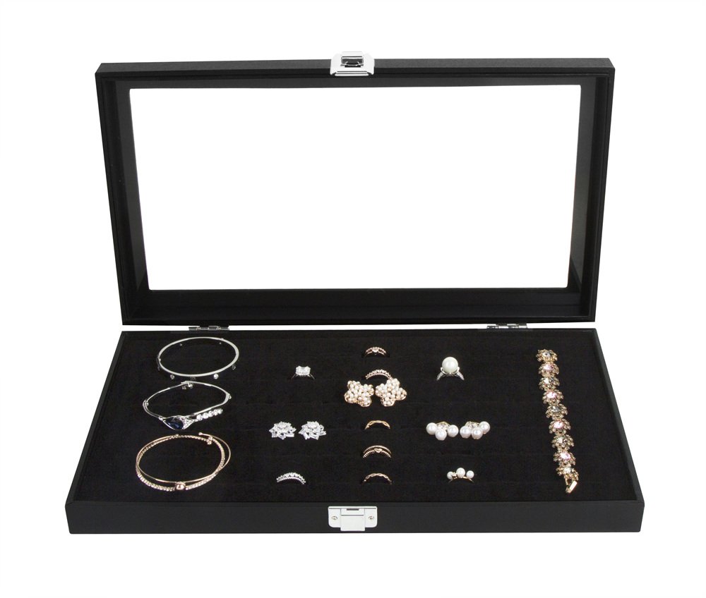 J JACKCUBE DESIGN Ring Organizer - Versatile Ring Display Case and Ring Case - Perfect for Storing and Showcasing Multiple Rings - Elegant Ring Jewelry Box and Storage Solution - MK248A