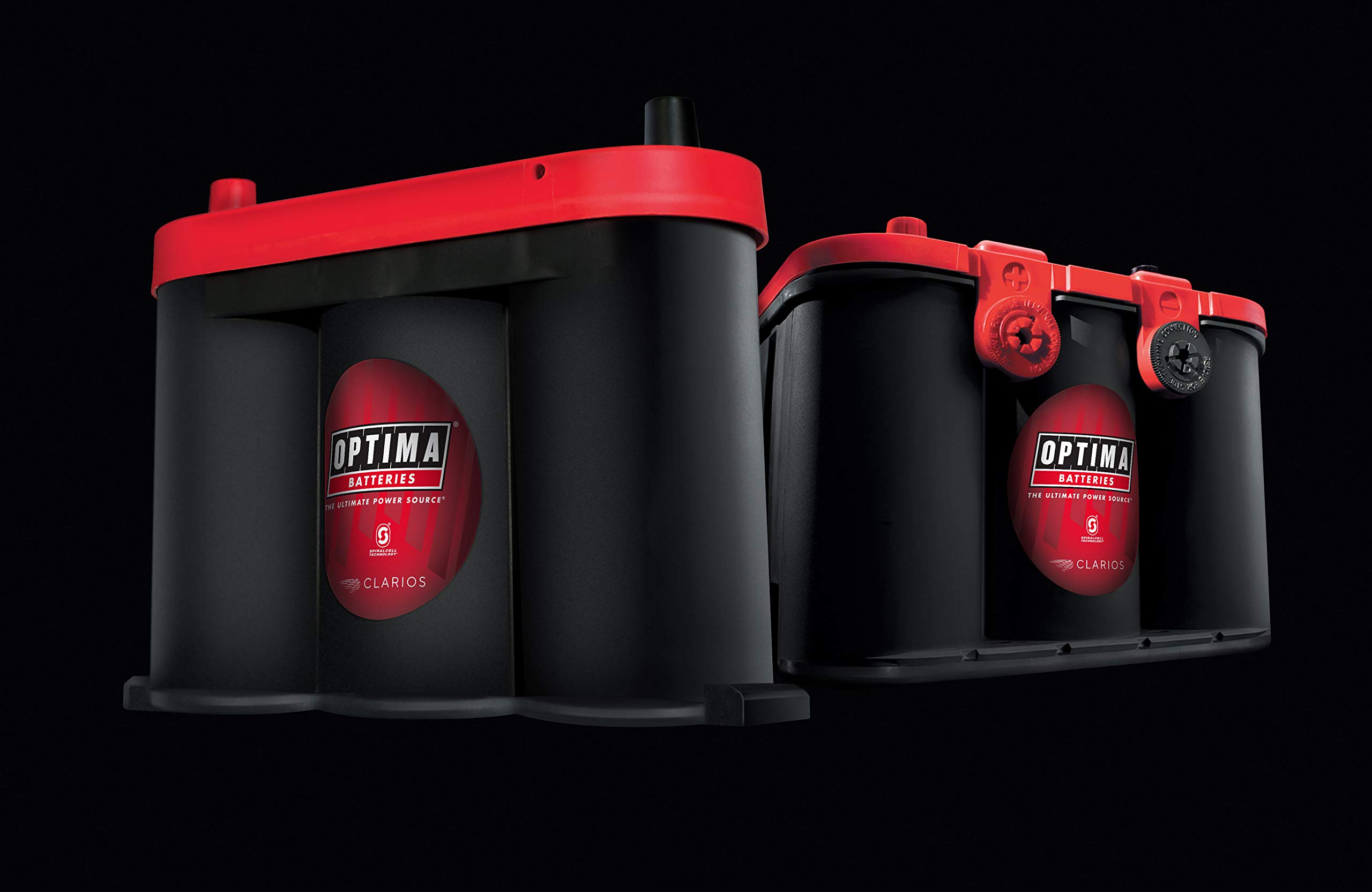 OPTIMA Batteries High Performance 25 RedTop Sealed AGM Car, Truck, and SUV Starting Battery, 720 CCA, SAE Terminal, Maintenance Free, Versitile Mounting