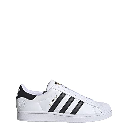 adidas Originals mens Superstar Sneaker, Core Black/White/Core Black, 9 US