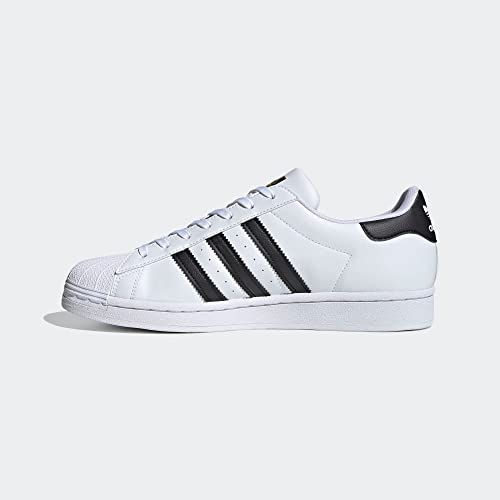 adidas Originals mens Superstar Sneaker, Core Black/White/Core Black, 9 US