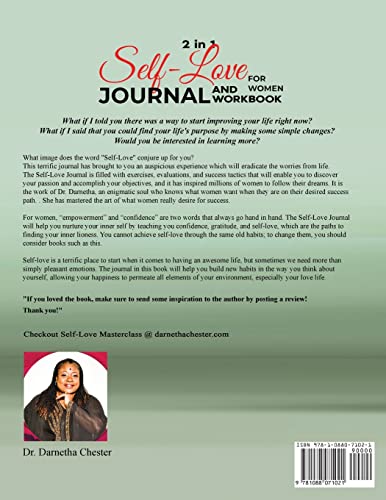 2 in 1 SELF LOVE JOURNAL and WORKBOOK FOR WOMEN: How to Win Any Battle, Build Unshakeable Confidence, Awaken Your True Calling and so much more.