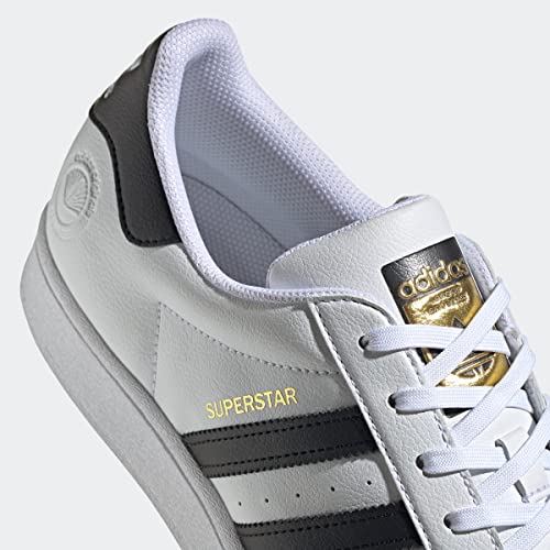 adidas Originals mens Superstar Sneaker, Core Black/White/Core Black, 9 US