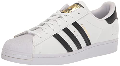 adidas Originals mens Superstar Sneaker, Core Black/White/Core Black, 9 US