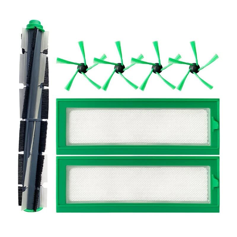 Tool parts replace for Machine Main Roller Brush Side Brush And HEEPA Fjlter for Vorwerk VR200 VR300 Vaccuunn Cleamer Spare Parts - (Color: Pink)