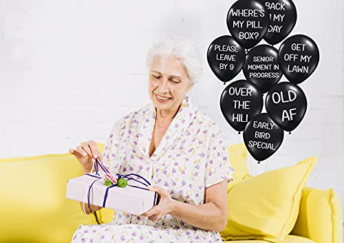 Funny Abusive Balloons | Fun Decoration for Adult Birthday Party | 8 Pack with Different Phrases (8 Pack)