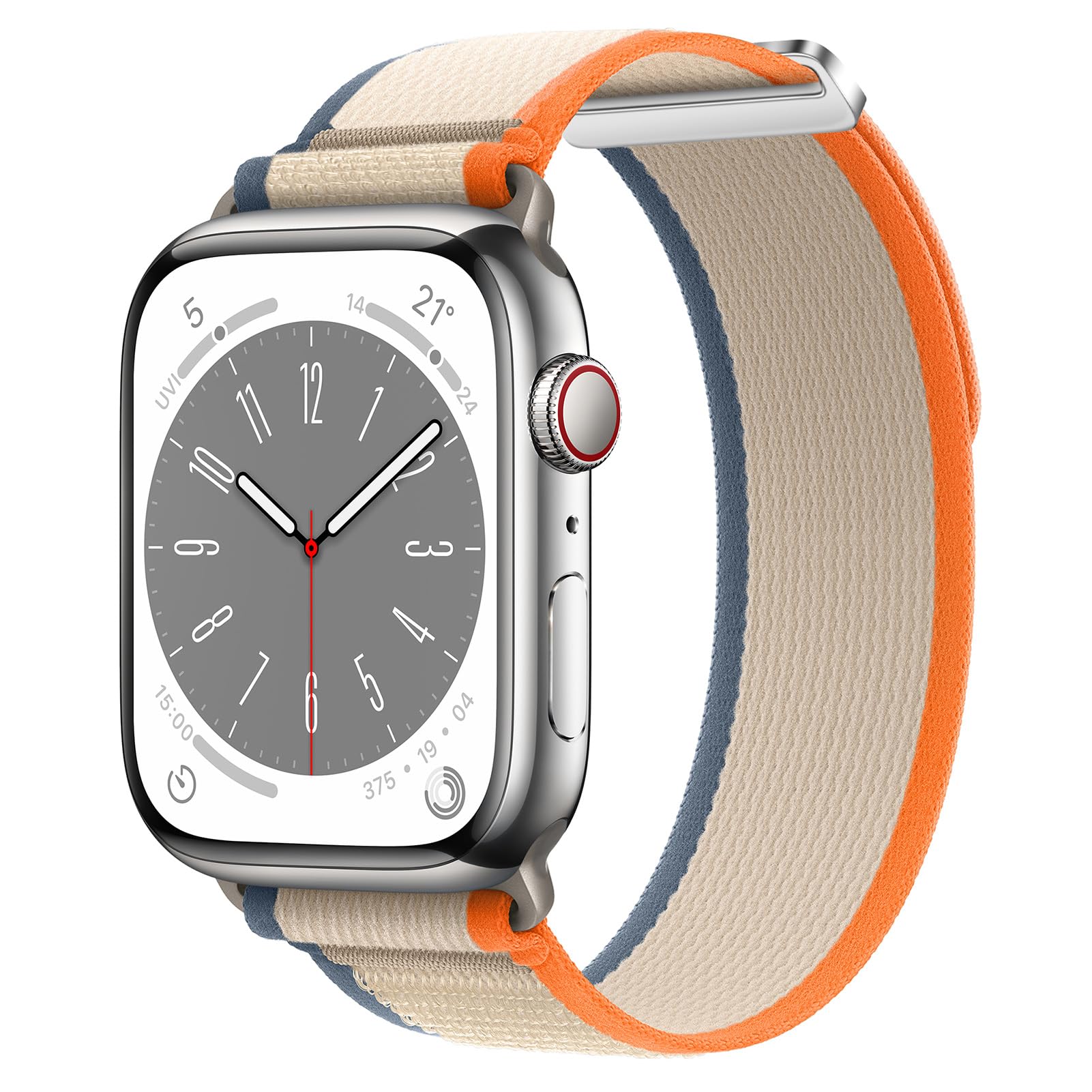 Eweison Sport Trail Loop Strap Compatible for Apple Watch Band 38mm 40mm 41mm 42mm 44mm 45mm 49mm for Women Men,Adjustable Breathable Nylon Braided Wristband for iWatch Series Ultra 9 8 7 6 5 4 3 2 1