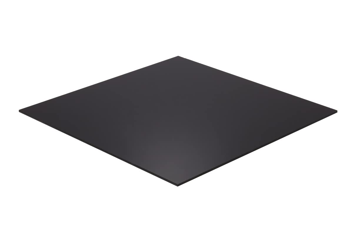 Falken Design Black Acrylic Sheet - 24" x 36" x 1/8" Thick Black Plexiglass Plastic Sheet for DIY Home Decor, Painting, Craft Projects, Signage - Durable Material for Versatile Applications