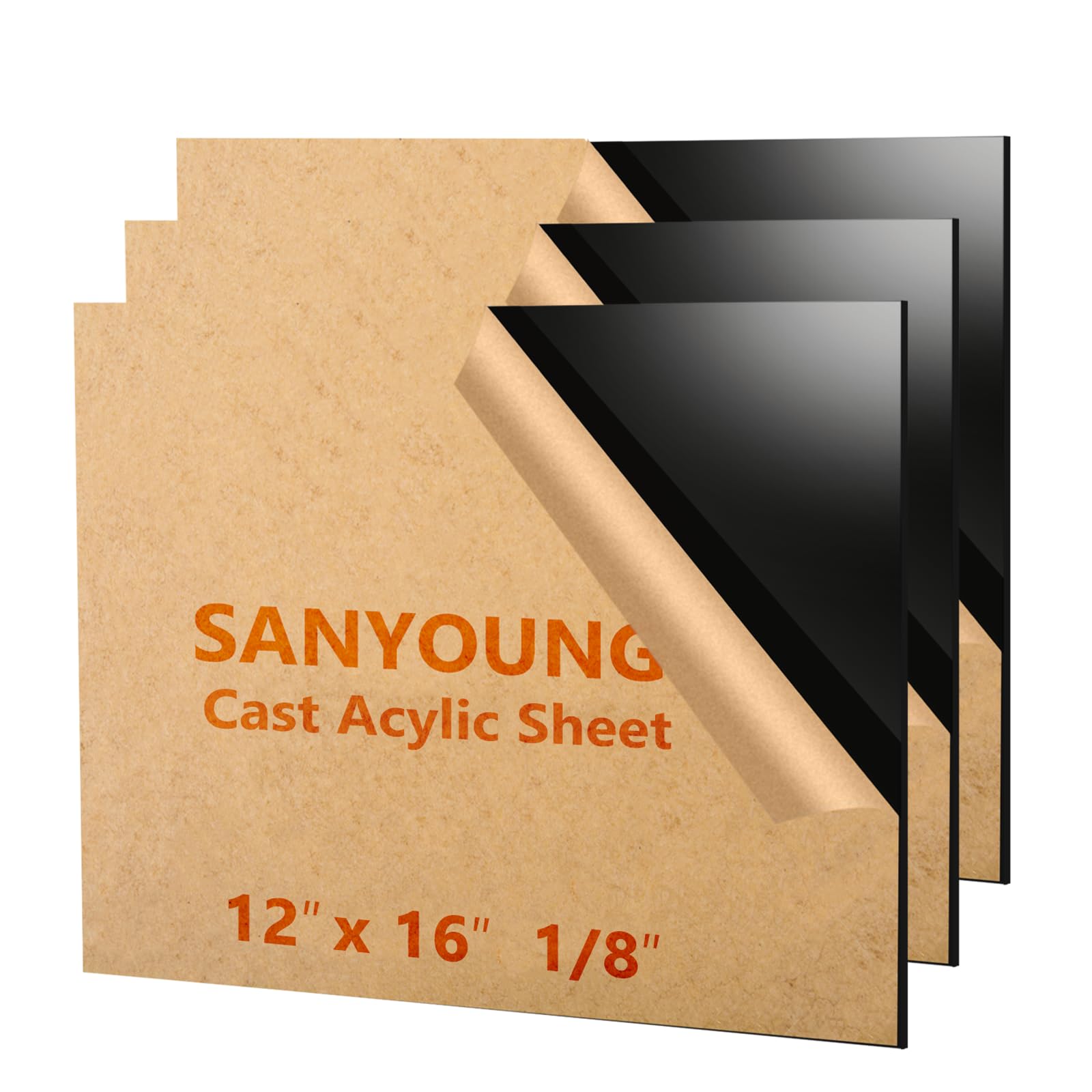 SANYOUNG Black Acrylic Sheet