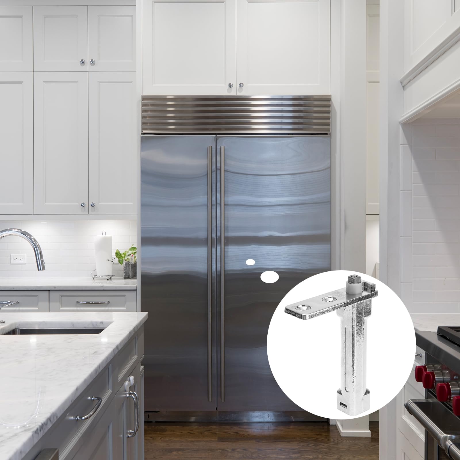 Metal Hinges 1pc Refrigerator Door Hinge Door Pivot Hinges Refrigerator Hinge zinc Alloy Hinges Door Hinges Spring Hinge s Freezer Door Hinge top Door Metal