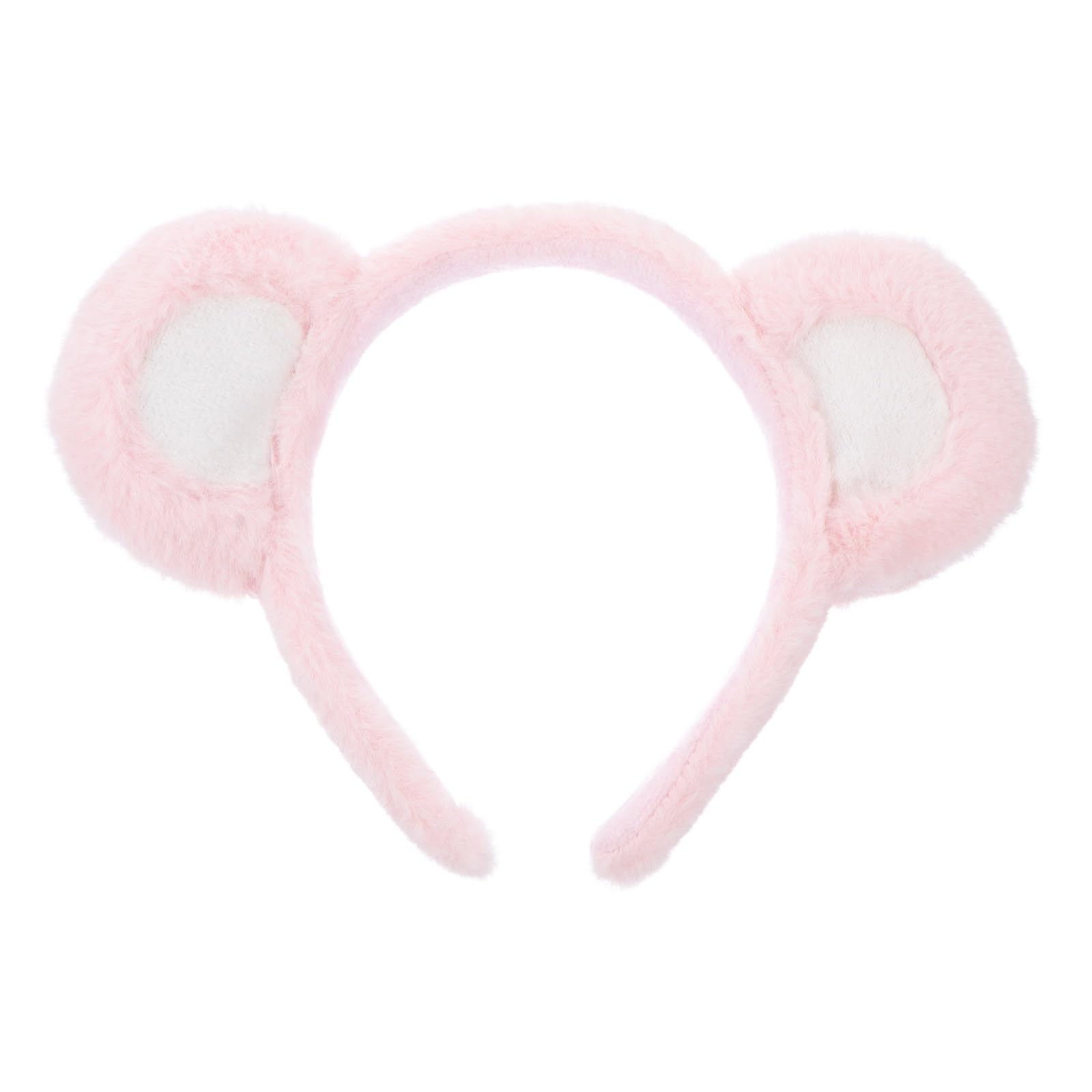 VALICLUD Bear Ears Hairband Adorn Party Headdress Decor Lovely Female Hairband Decor Pink