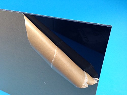 Black Plexiglass Sheet - 3/16" Thick Cast (24" x 36")
