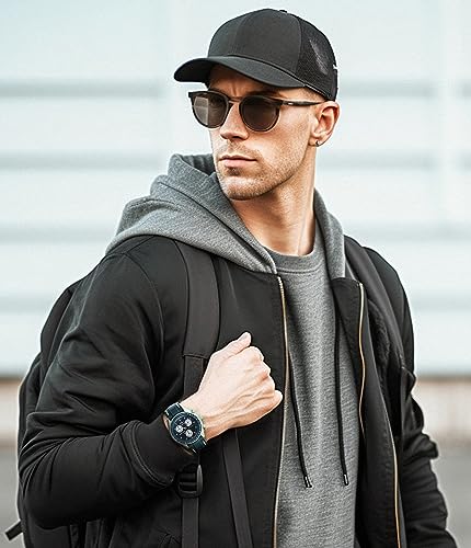 Stanchev Bands for Moonswatch Watch,Soft Silicone Strap Compatible with Omega x Swatch MoonSwatch Speedmaster 20mm Watch,Quick Release Waterproof Replacement Strap for Swatch Omega Men Women (Black)