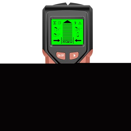 Stud Finder Wall Scanner - 5 in 1 Stud Finder Tool w/Intelligent Microprocessor Chip and HD LCD Display, Stud Detector Beam Finders for the Center and Edge of Wood AC Wire Metal Studs Joist