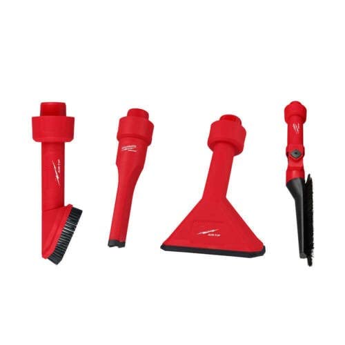 SHISHUVIN Milwaukee 49-90-KIT1 AIR-TIP Nozzle/Rotating Brush/Pivoting Brush Attachment Kit - Vacuum Cleaner Accessories - Resin Material