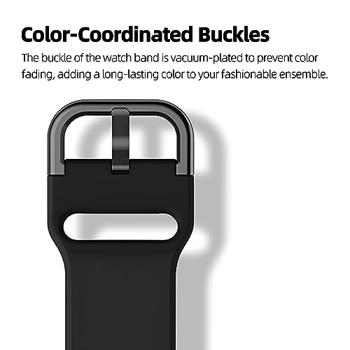 Ritche Christmas Gift 20mm Sports Silicone Moonswatch Band for Men Omega Swatch Strap Replacement band for Speedmaster/Rolex/Seiko Mission to the Moon/Mercury, White Elephant Gifts, Stocking Stuffers for Men