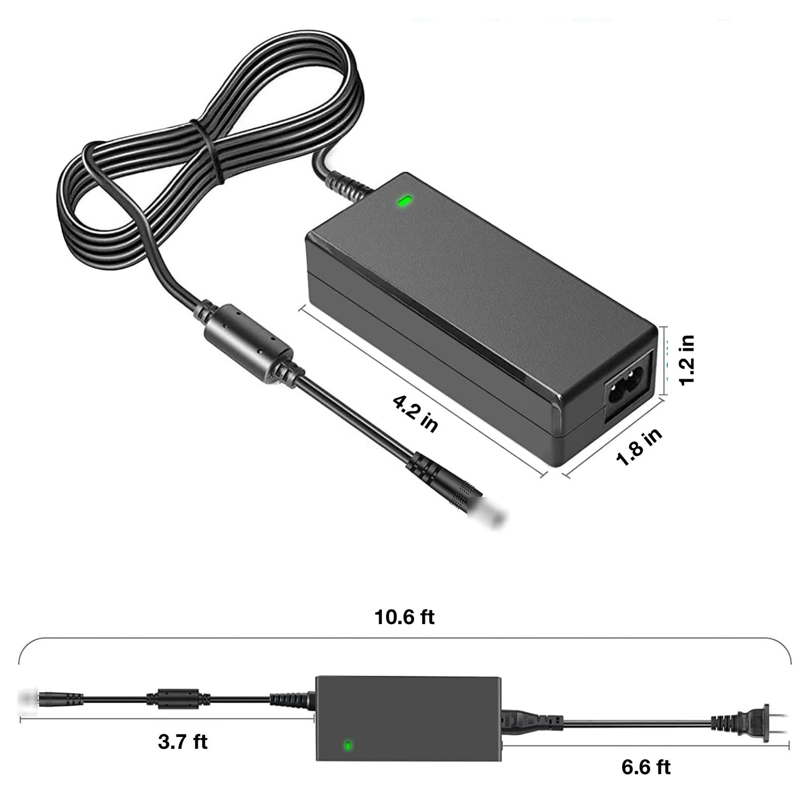 12V AC/DC Adapter Compatible with Sony Playstation VR Virtual PS4 4 PSVR PSVR2 CUH-ZAC1 CUH-ZVR2 CUH-ZVR1 ADP-36NH A Panasonic AG-UX90 AG-AC30 AG-DVX200 Camcorder SAE0011 AG-BRD50P Power Cord