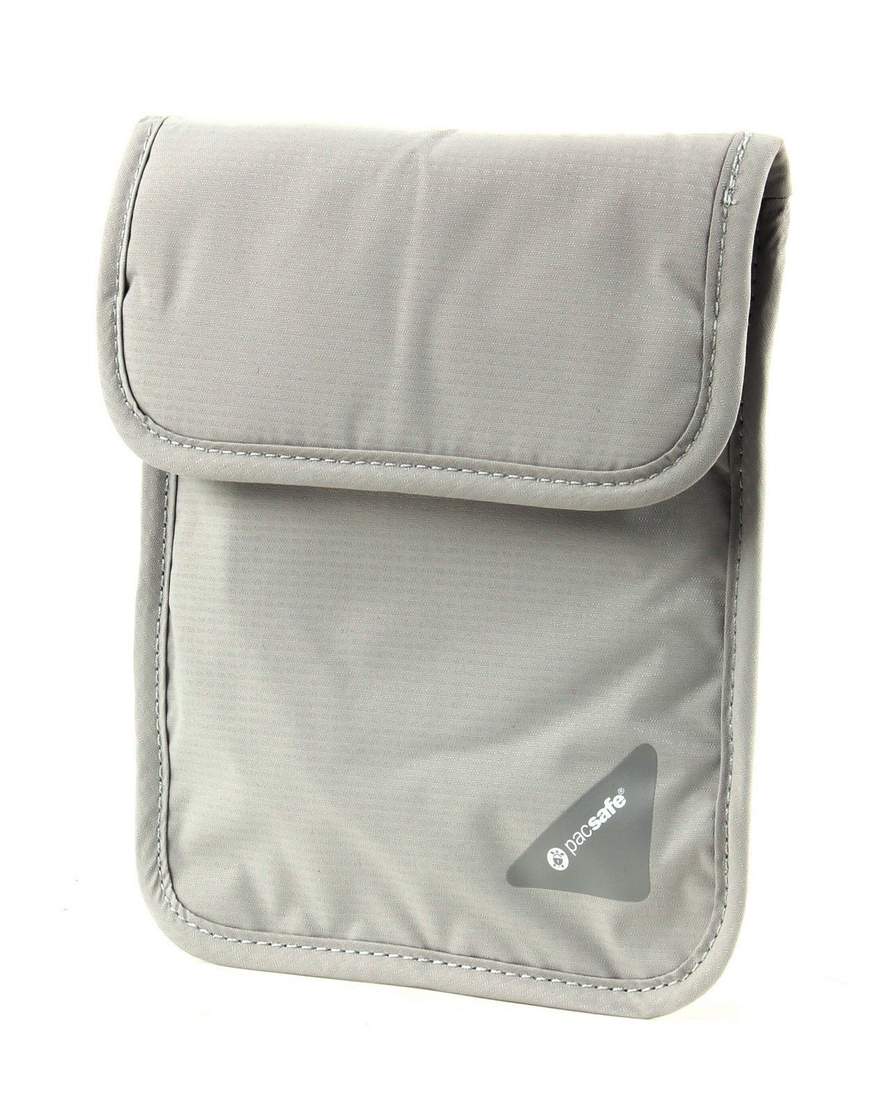 Pacsafe Coversafe X75 Anti-Theft RFID Blocking Neck Pouch, Neutral Grey