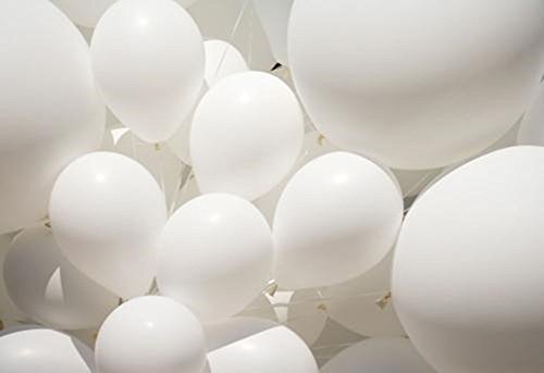 Giant Balloons 36-Inch White Balloons (Premium Helium Quality) Pkg/6, for Birthdays Wedding Photo Shoot and Festivals Christmas and Event Decorations