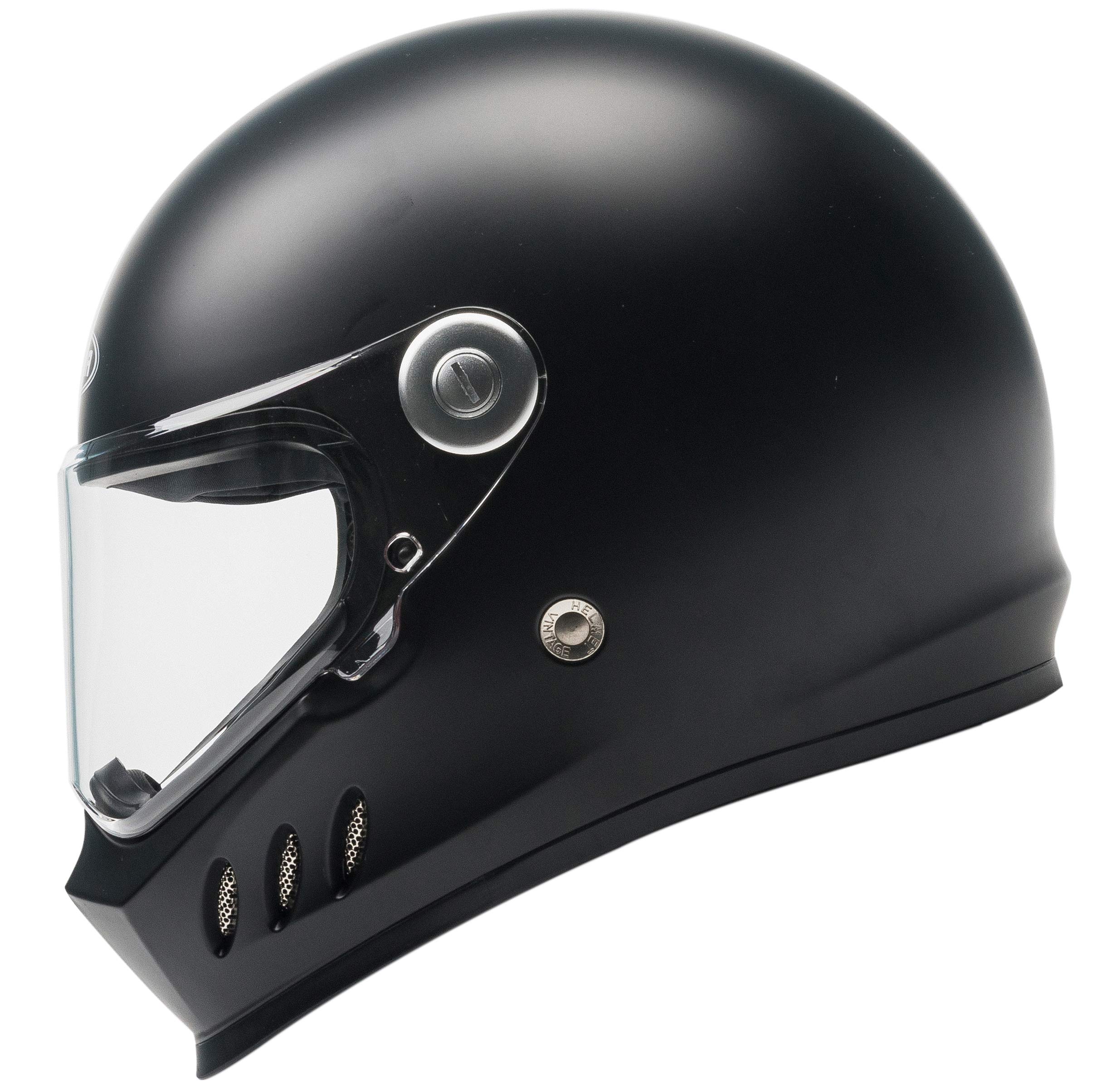 Motorcycle Full Face Helmet DOT and ECE Approved - YEMA YM-833 Motorbike Moped Street Bike Racing Crash Helmet with Clear Visor for Adult, Men and Women - Matte Black, M