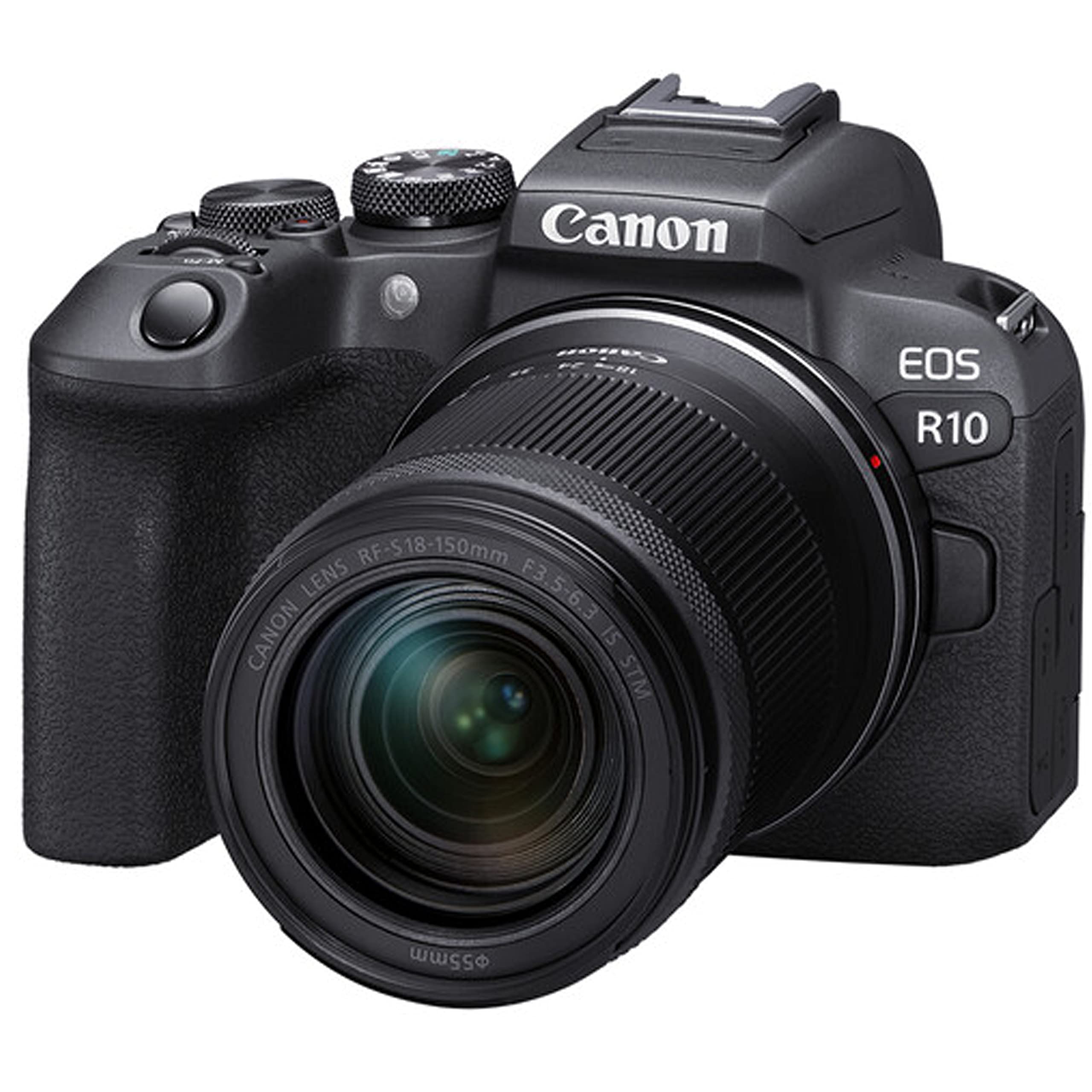 Canon EOS R10 Mirrorless Digital Camera with RF-S 18-150mm f/3.5-6.3 is STM Lens + 55-210mm f/5-7.1 is STM Lens + 64GB Memory Cards, Professional Photo Bundle (42pc Bundle)