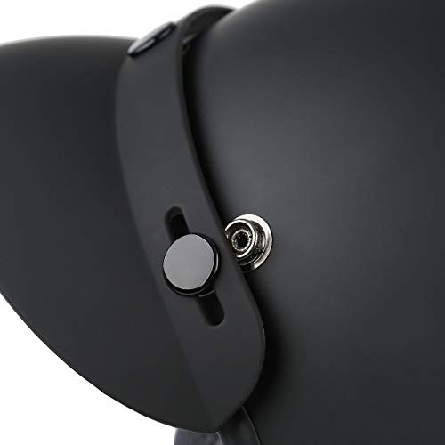 TCT-MOTORPARTS Adult Helmet 3/4 Open Face Motorcycle Scooter DOT Helmet Sun Visor Size Small Matte Black