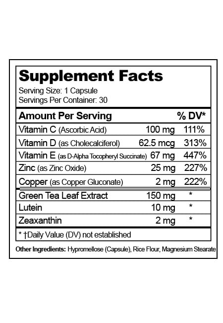 Visual Advantage Glucose II - 1 Month Supply - AREDS 2