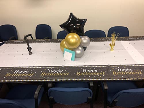 Oojami 3 Pack Happy Retirement Tablecover