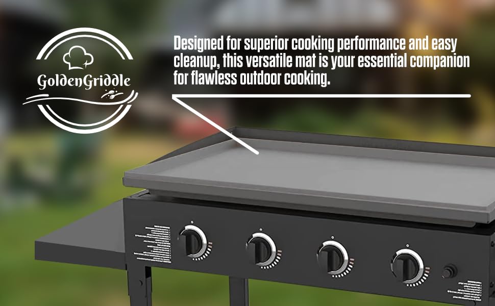 Blackstone Griddle Mat, Griddle cover, blackstone griddle cover 36 inch, 28 inch blackstone griddle cover, griddle protection from dust, insects and waterproof, Griddle accessories. (36 inches)