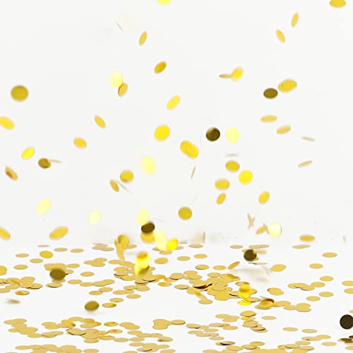 Gold Confetti 10mm Paper Confetti Party or Wedding Decoration Pack of 3000 Pieces