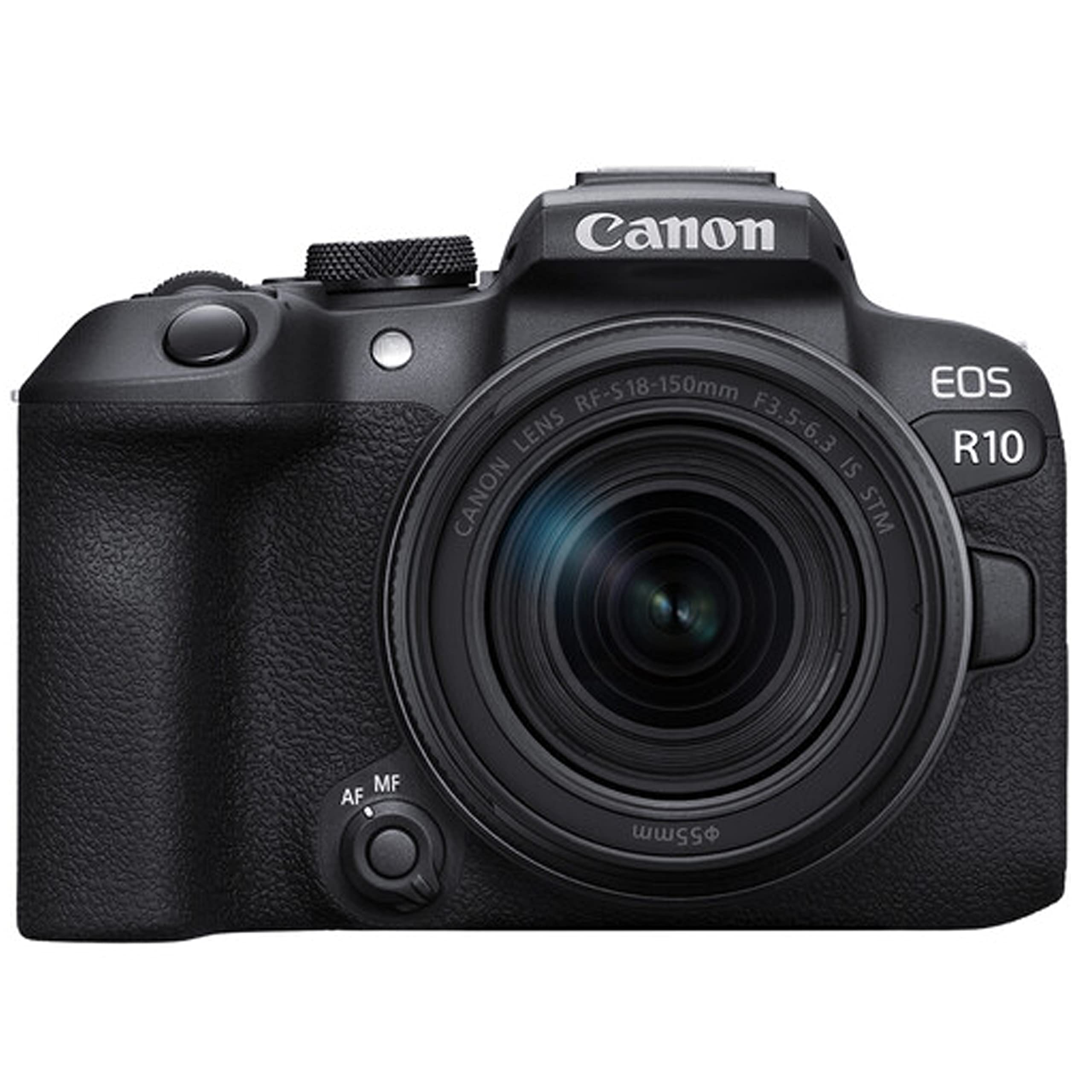 Canon EOS R10 Mirrorless Digital Camera with RF-S 18-150mm f/3.5-6.3 is STM Lens + 55-210mm f/5-7.1 is STM Lens + 64GB Memory Cards, Professional Photo Bundle (42pc Bundle)