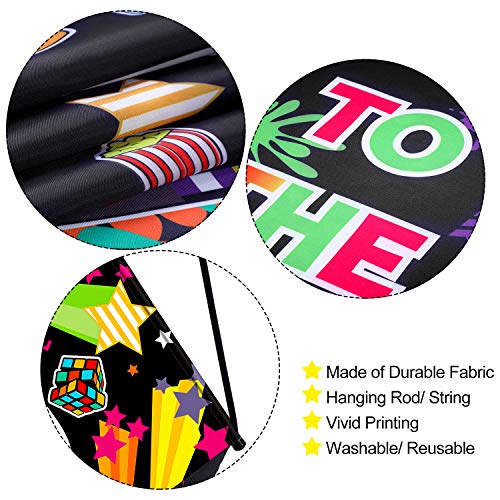 80s Party Decorations 80s Scene Setters Birthday Banner Backdrop I Love 80s Door Sign 1980s Theme Party Supplies
