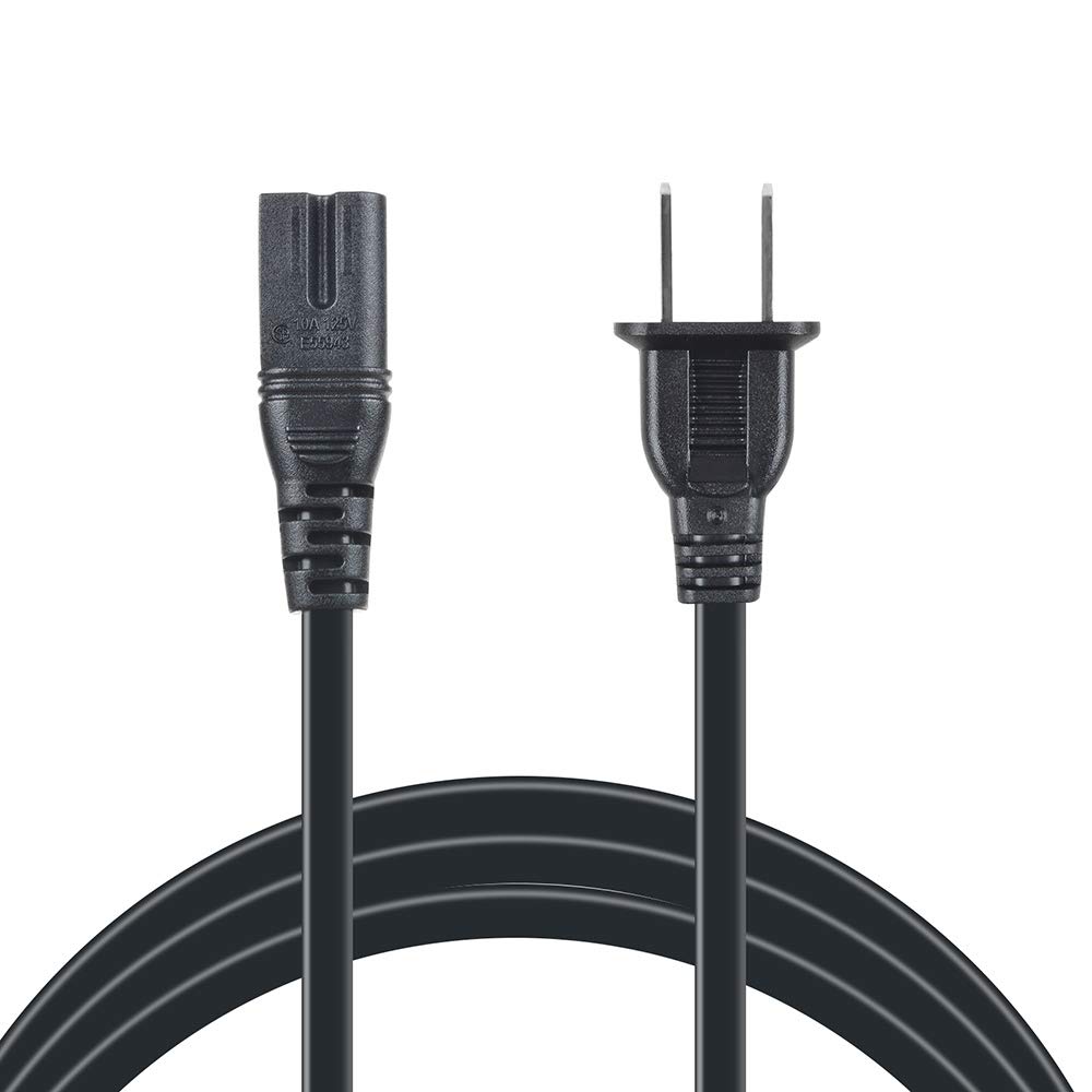kybate 5ft AC in Power Cord Outlet Socket Cable Plug Lead for Panasonic Sony PlayStation ETC 195, Sony PlayStation PS1 & Sony PlayStation PS2