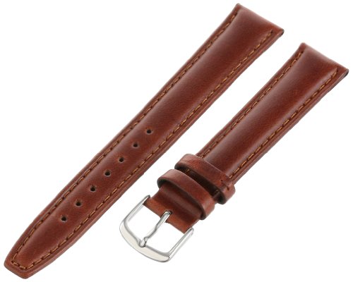 Hadley-Roma Men's 16mm Watch Strap, Color:Brown (Model: MSM881RAC160)