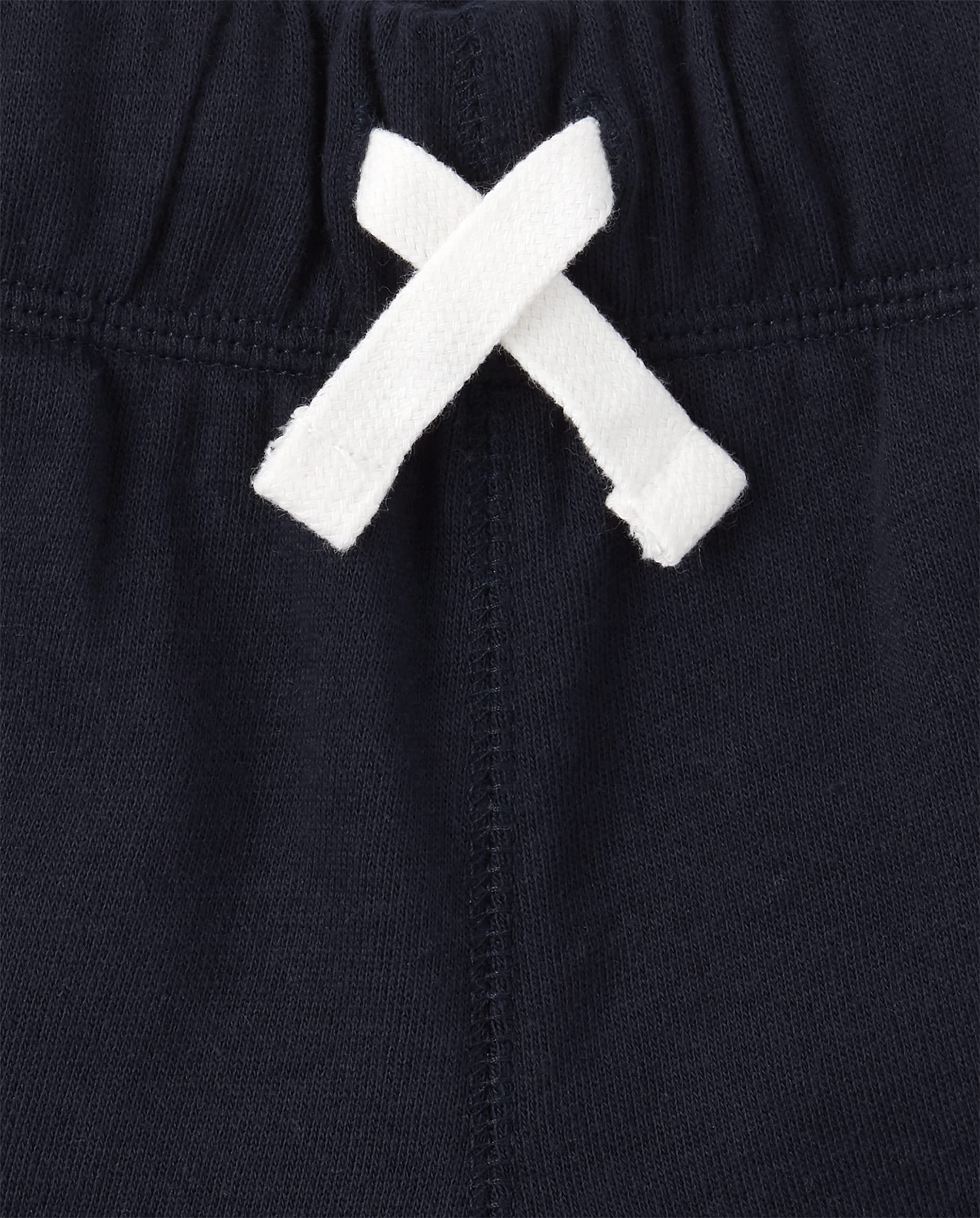 The Children's Place boys French Terry Casual Shorts, Black/Smoke Gray/New Navy 3 Pack, Small US