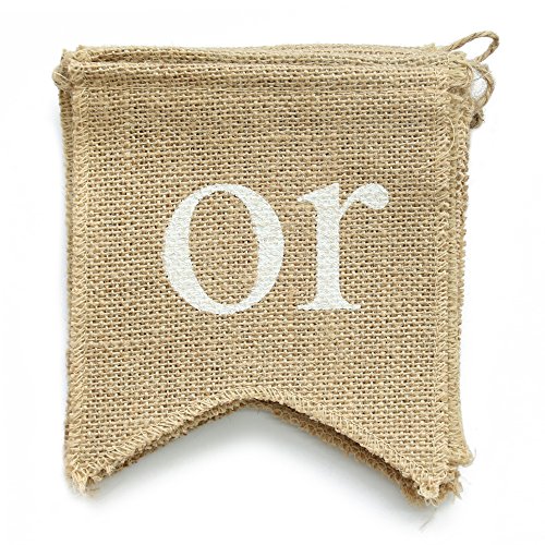 dealzEpic - BOY OR Girl - Rustic Burlap Banners for Baby Shower or Gender Reveal Party Decoration - Swallowtail Shaped Banners with Stitched Edges