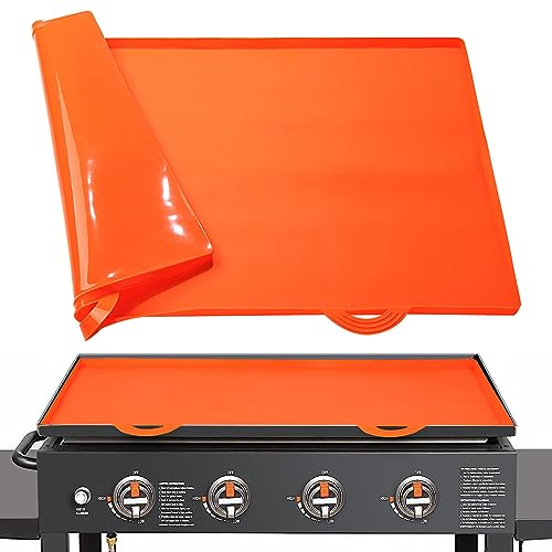 Silicone Griddle Cover Compatible with Blackstone, 36"28"22"17"Griddle Accessories, Heavy Duty Food Grade Silicone Mat for All Season Blackstone Grill, Reusable BBQ Grill Cover (36 Inch)