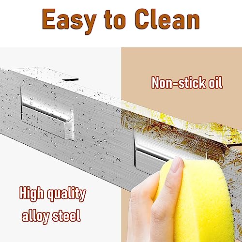 Grarg Wind Guards for Blackstone 28” Griddle,Blackstone Griddle Accessories Stainless Steel Magnetic Wind Screen for Outdoor Backyard BBQ Cooking Gas Saving(28 Inch)