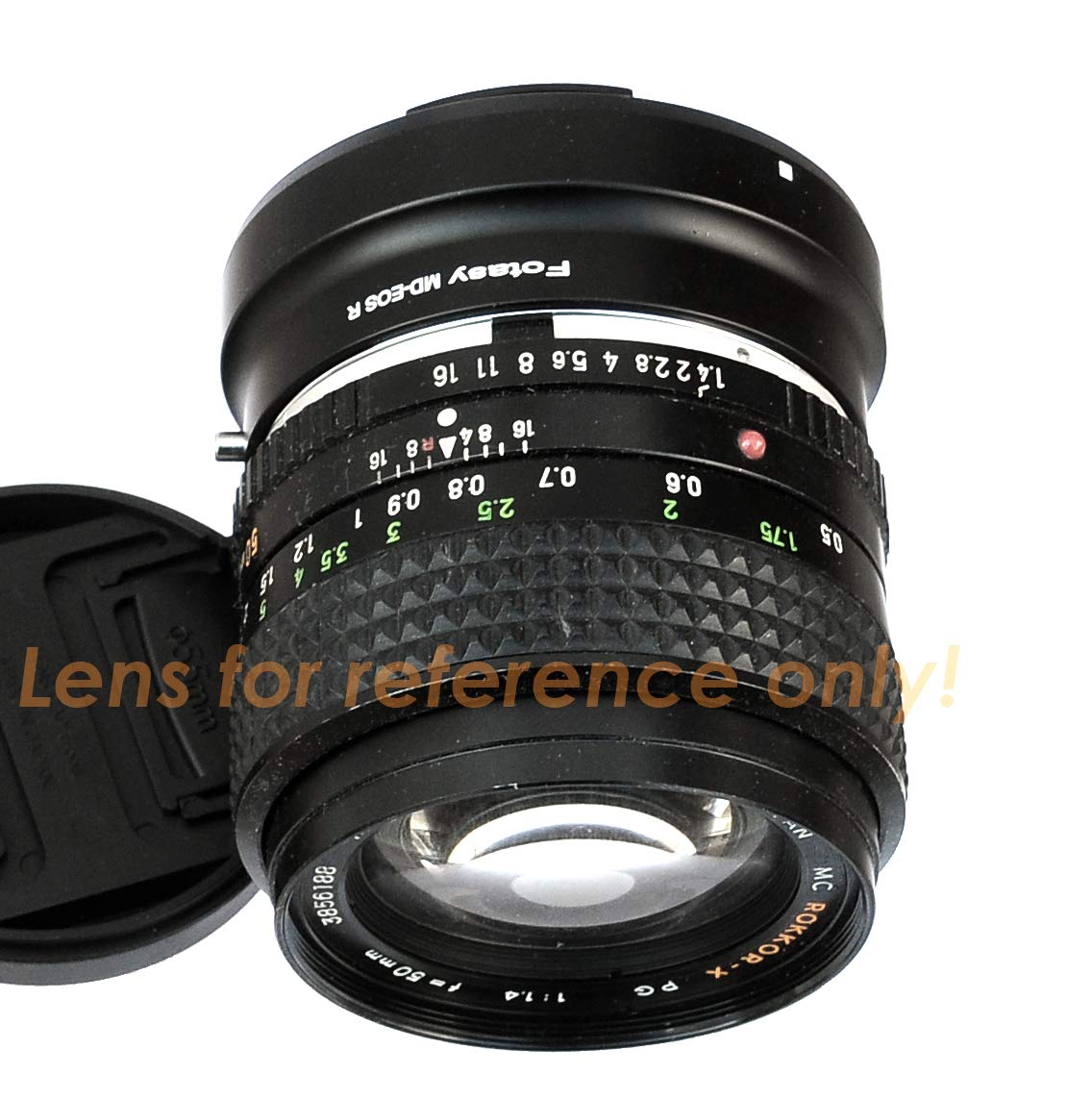 Fotasy Minolta MD Lens to Cannon EOS RF Mount Adapter, MD EOS R Adapter Ring, Adapter for Minolta MD MC Rokkor Lense, Compatible with Canon EOS R Mirrorless Camera EOS R RP Ra R3 R5 R6 R7 R10