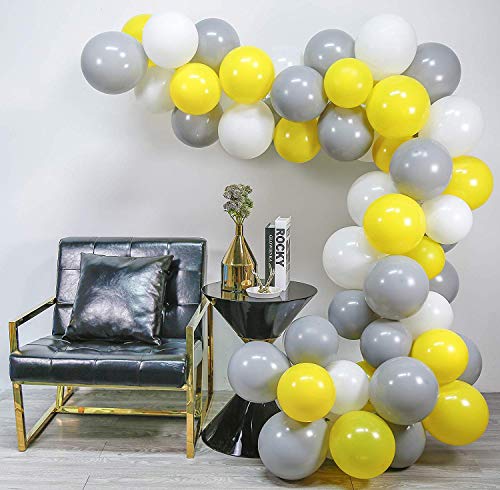 Latex Balloons, 100-Pack, 12-Inch, Yellow Balloons (100)