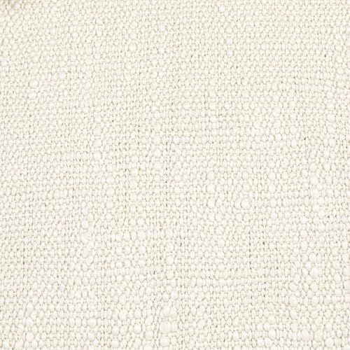 Creative Co-Op Cotton Slub Pillow with Crochet and Tassels, 1 Count (Pack of 1), Cream