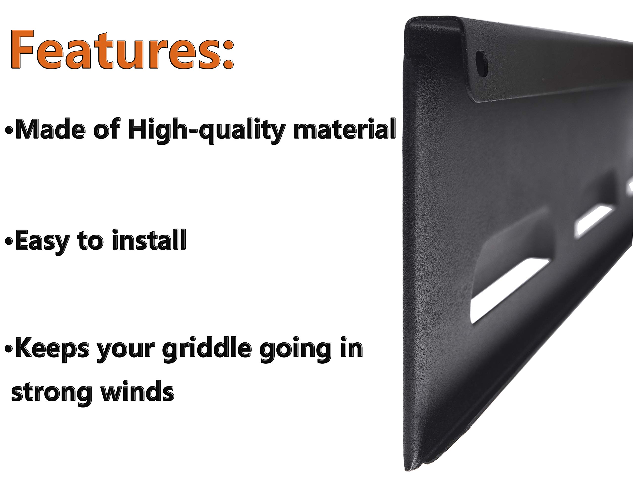 5016 Wind Screen for Blackstone 28" Table Top Griddle, Wind Guard for Blackstone 28" Grill and Other Similar Griddle, Wind Shield, Black