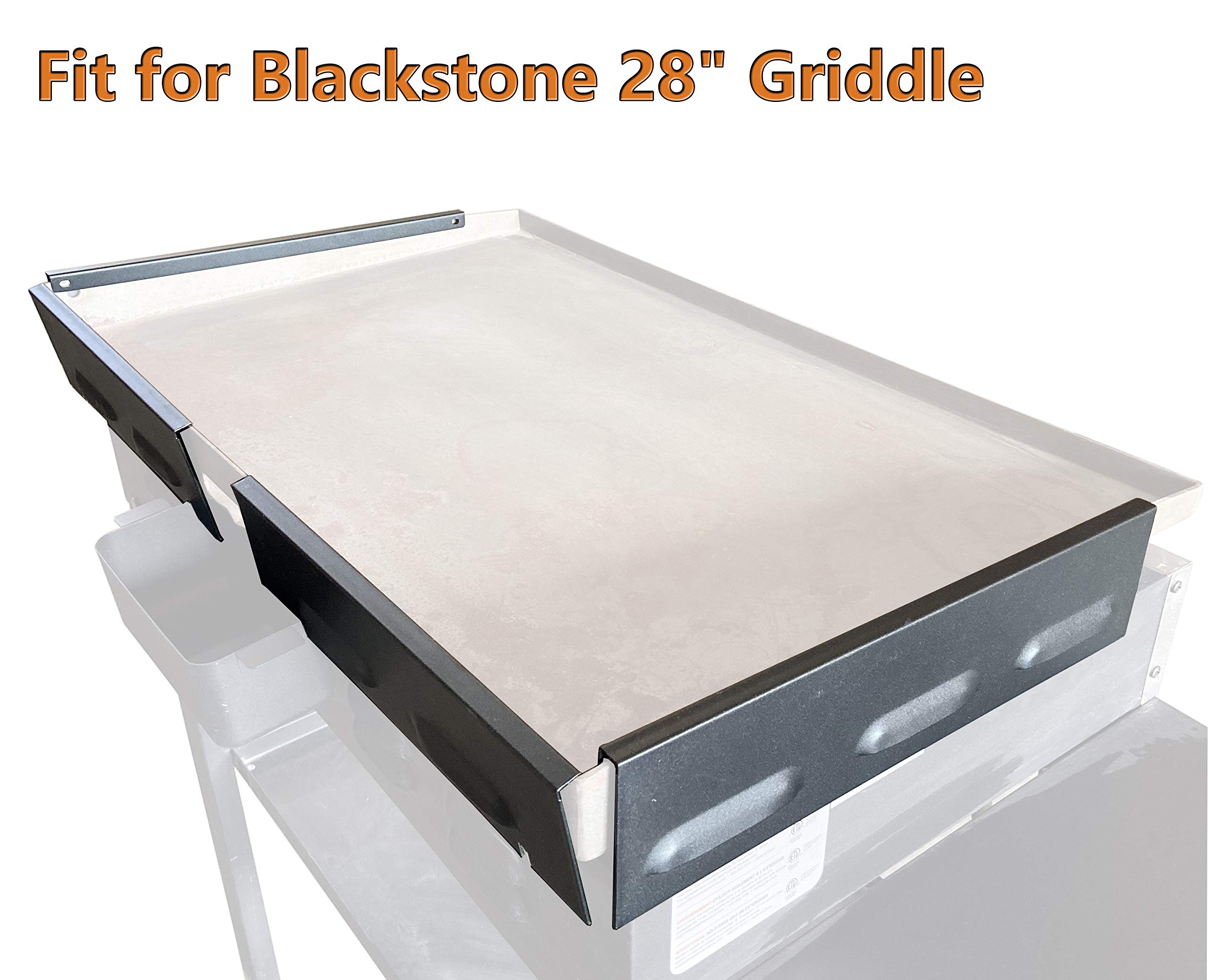 5016 Wind Screen for Blackstone 28" Table Top Griddle, Wind Guard for Blackstone 28" Grill and Other Similar Griddle, Wind Shield, Black