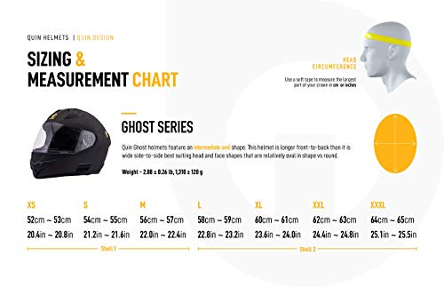 Quin Ghost Double Zero Carbon Fibre Smart Helmet (X-Large)