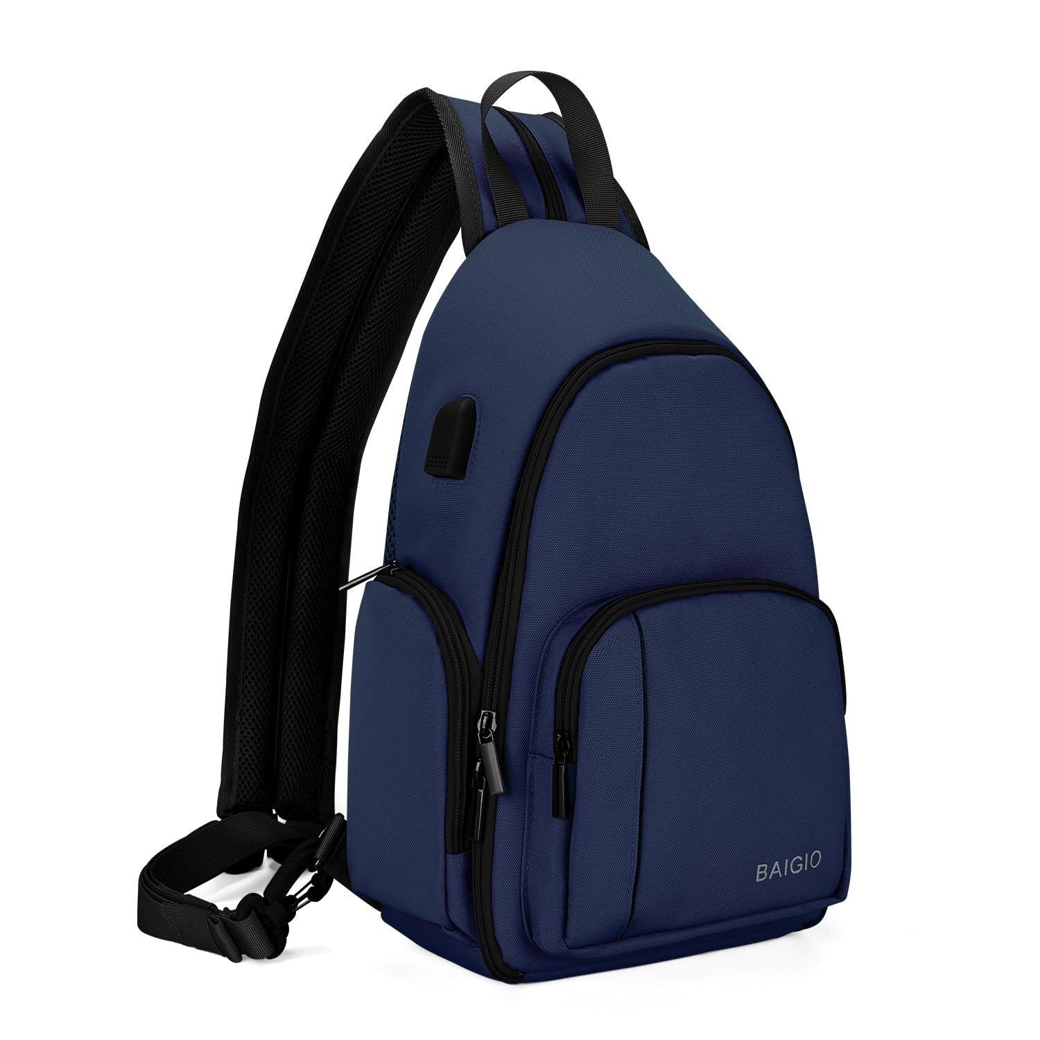 BAIGIO Camera Sling Bag Small Camera Backpack for Photographers,Water-resistant Camera Crossbody Bag Travel Caemra Backpack for DSLR SLR Mirrorless Camera