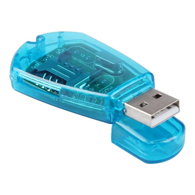 VizGiz Phone Card Reader Nano Micro Standard USIM UIM SIM USB Adapter Copy Clone Writer GSM CDMA SMS Backup Editor Short Message Phone Book Telephone Directory Cloner Transfer to Computer PC