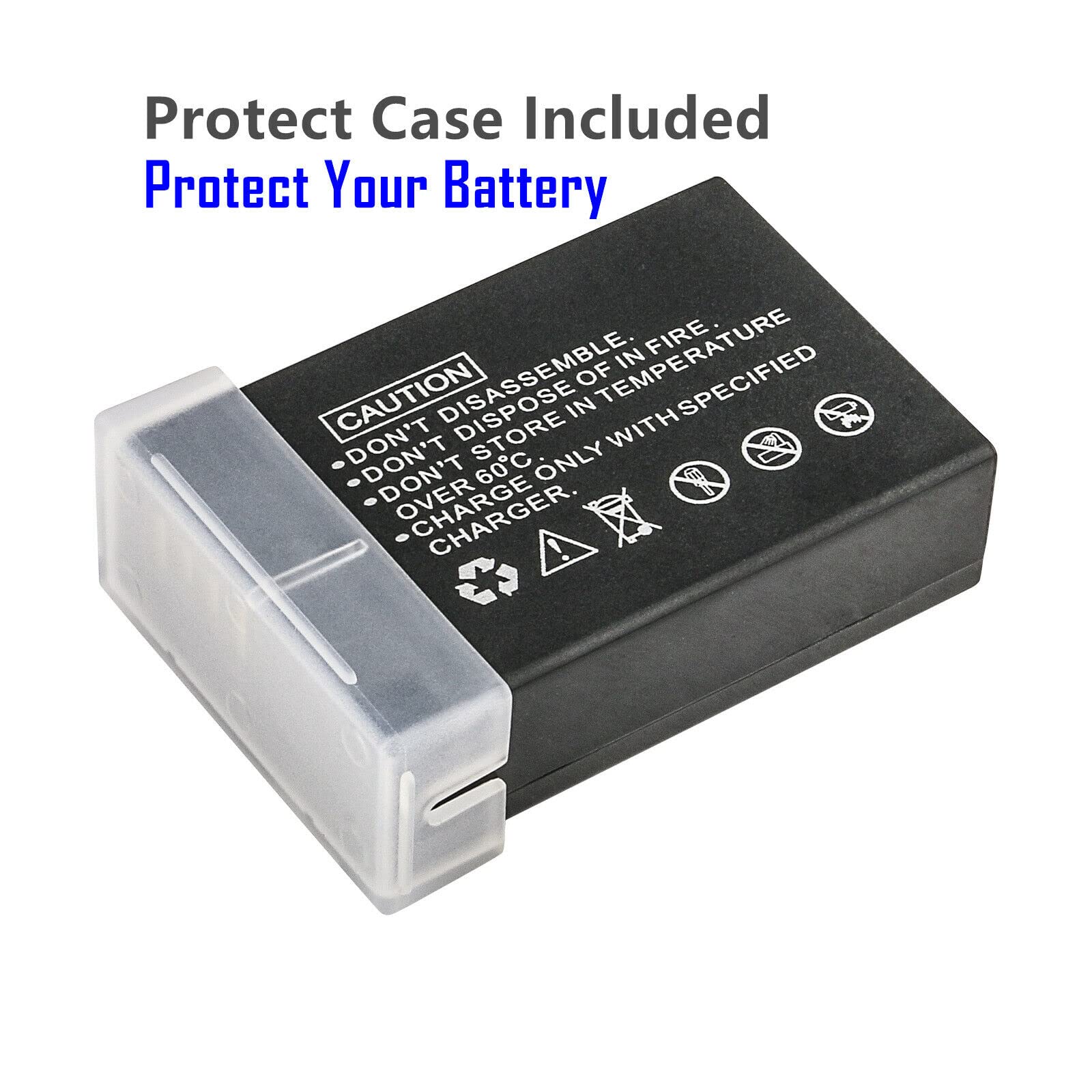 Kastar 4-Pack Battery and LTD2 USB Charger Replacement for Canon LP-E17, 9967B02, BG-E18 IR Battery Grip, EOS R8, R50, R100, 200D, 750D, 850D Cameras